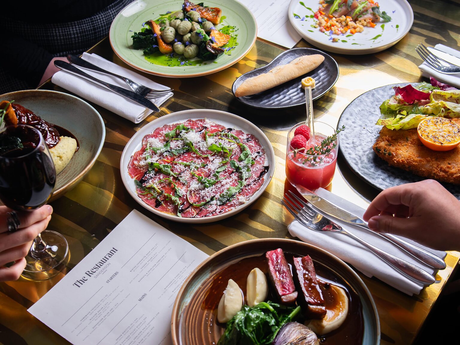 The Restaurant At The Sanderson Launches It's New Seasonal Menu ...